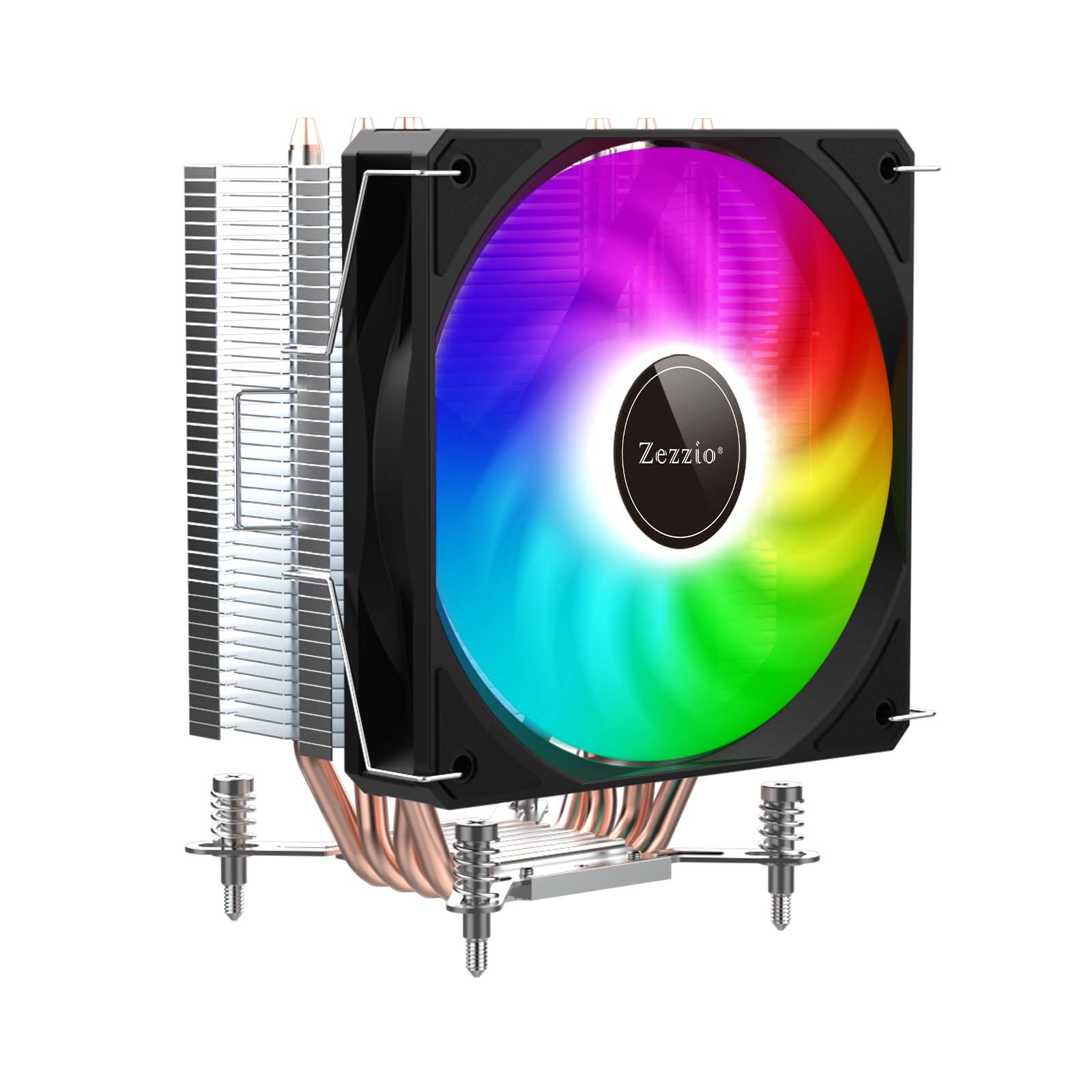 Zezzio ZH-C400 ARGB V2 Black 4 Heat pipe CPU Cooler